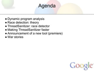 Fast dynamic analysis, Kostya Serebryany | PDF | Programming Languages | Computing