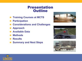 Measuring Safety Effects of Commercial Motor Vehicle Driver Training ...