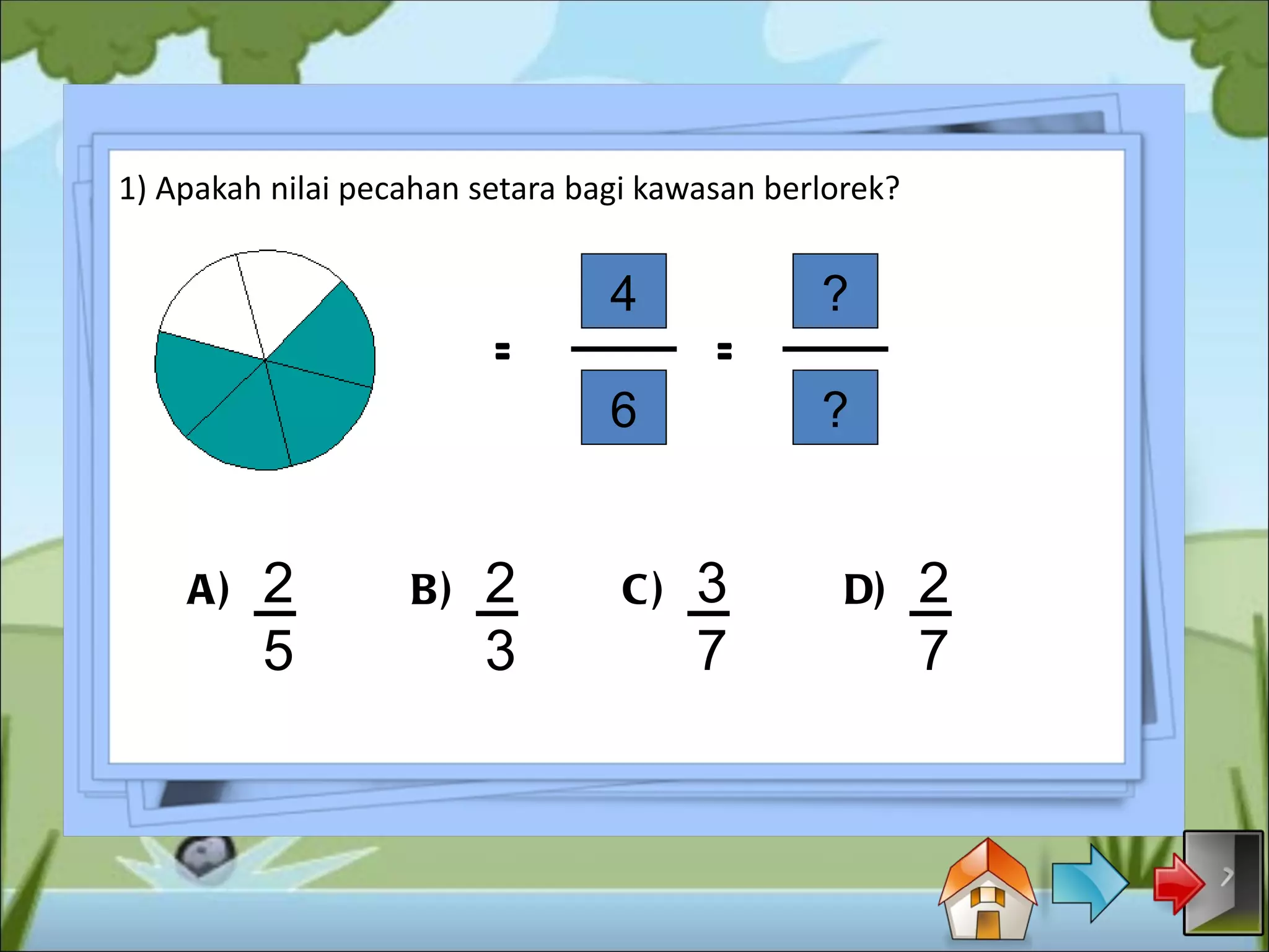 Koswer matematik tahun 4 (pecahan) | PPT
