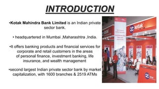 KOTAK MAHINDRA bank | PPT