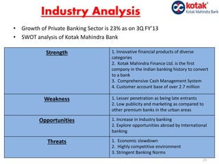 Equity Research Report of Kotak mahindra bank | PPTX