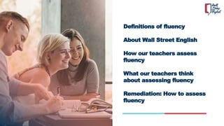 Fluency assessment and remediation: what works? | PPT