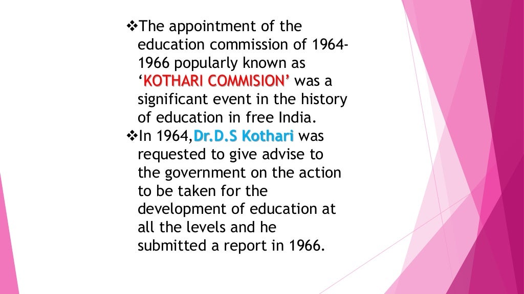 Kothari Commission Kothari Commission
