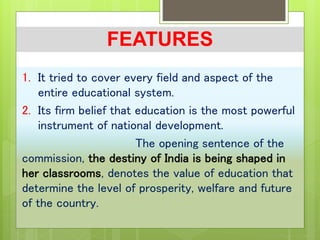 Kothari commission 1964 - 66 | PPTX