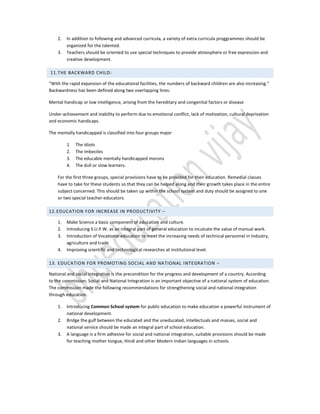 Kothari commission | PDF