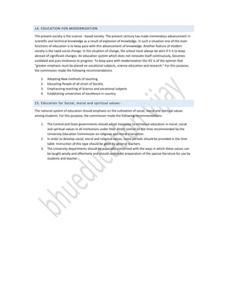 Kothari commission | PDF
