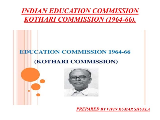 Kothari commission | PPT