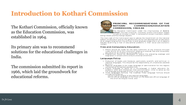 Kothari Commission Recommendations And Their Implementation.pptx