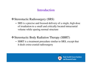 SRS & SBRT - Unflattened Beam | PDF