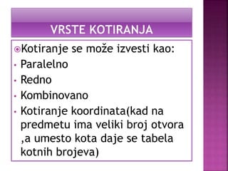 Kotiranje | PPTX