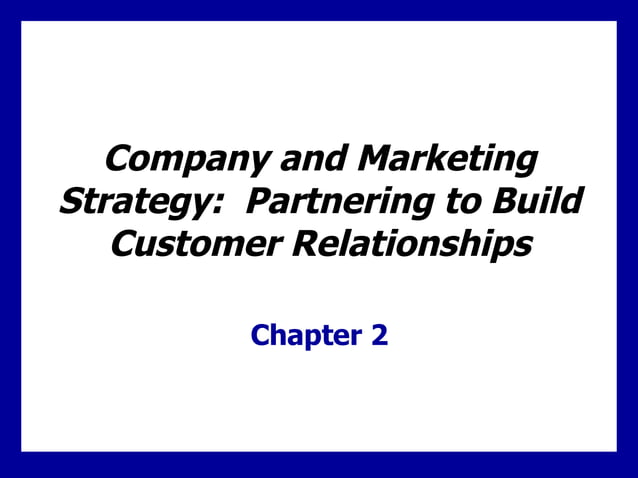 Partnering to Build Customer Relationships | PPT | Marketing and ...