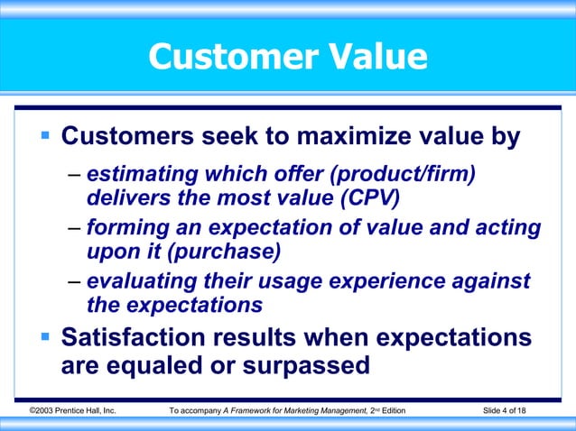 kotler Building customer satisfaction | PPT