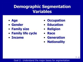 Segmentation, Targeting, and Positioning | PPT