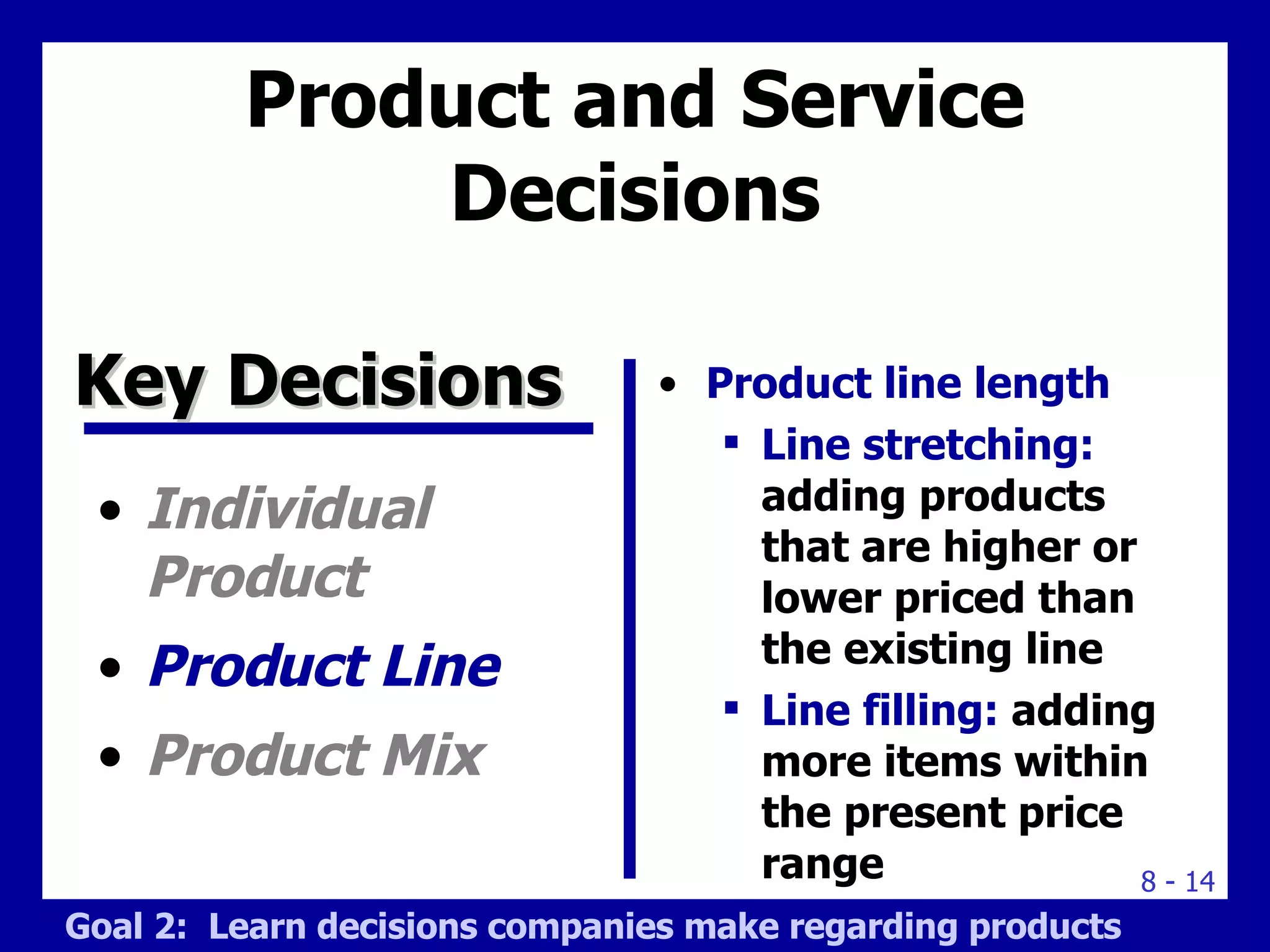 Product, Services, and Branding Strategy | PPT