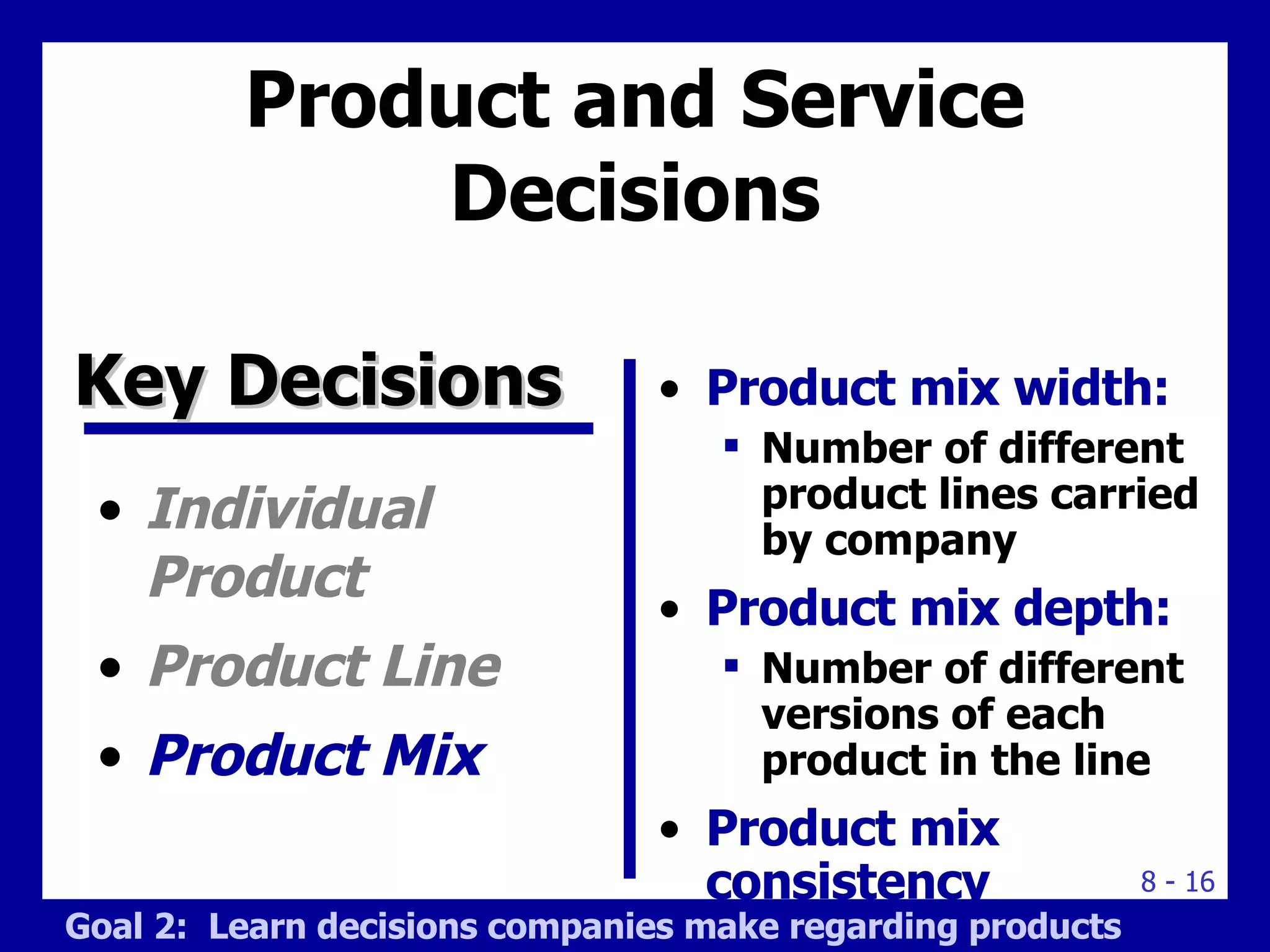 Product, Services, and Branding Strategy | PPT