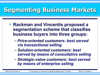 Identifying Market Segments and Selecting Target Markets | PPT