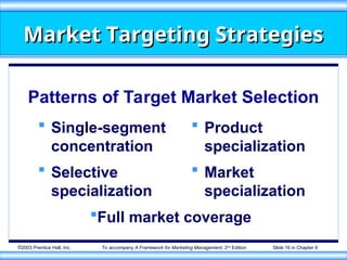 kotler09exs-Identifying Market Segments and Selecting Target Markets.ppt