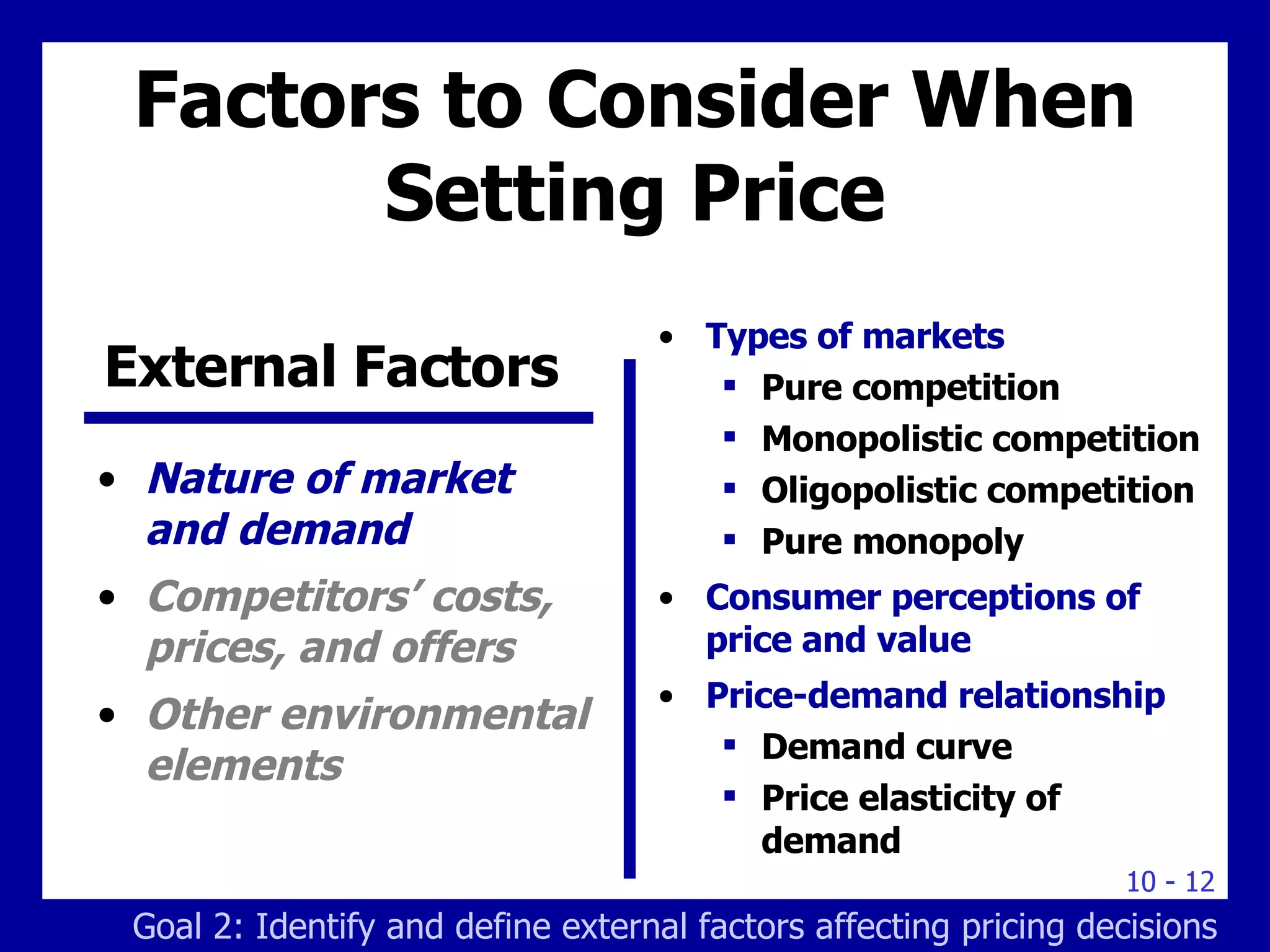 Pricing Products: Pricing Considerations and Approaches | PPT