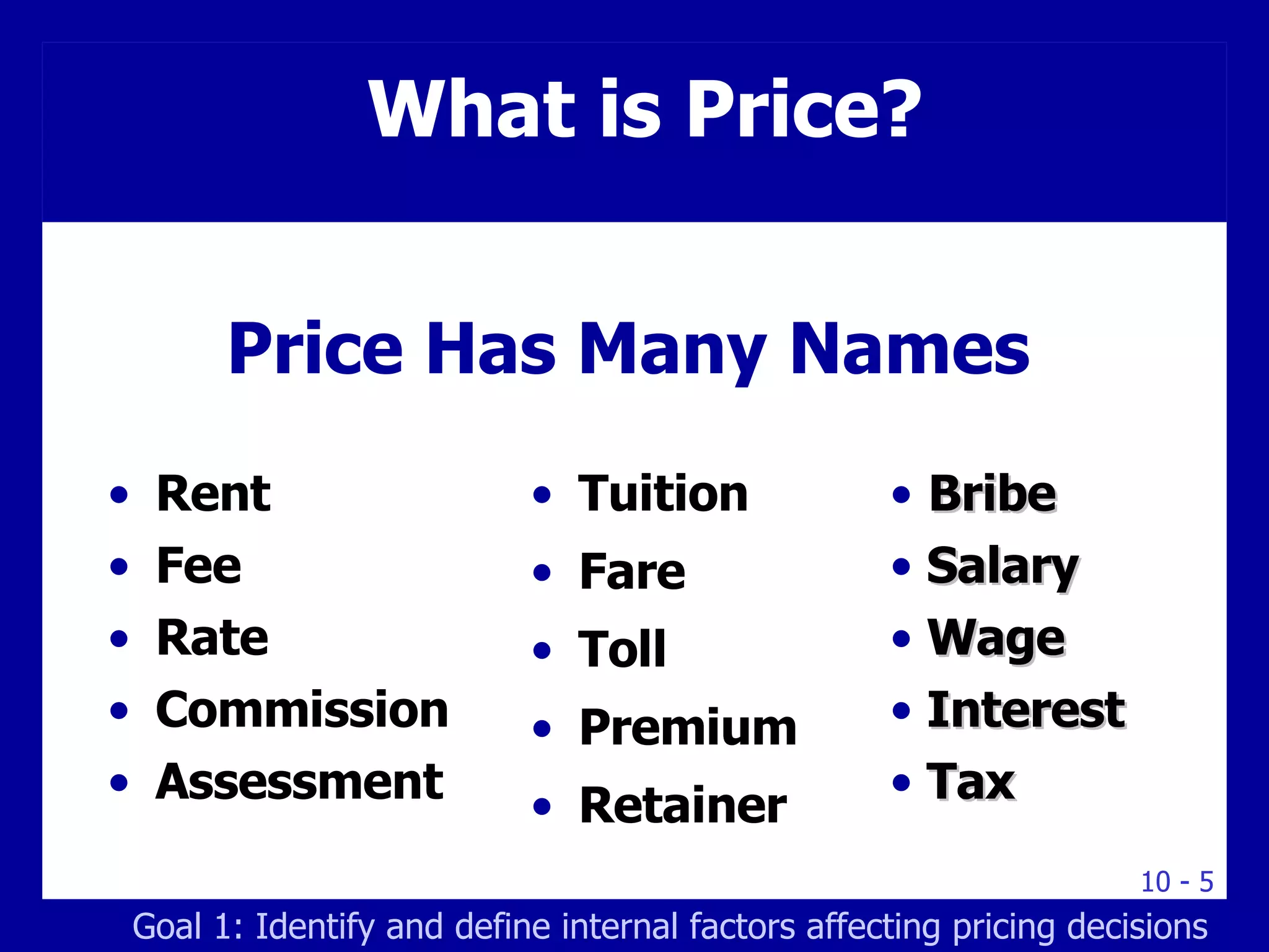 Pricing Products: Pricing Considerations and Approaches | PPT