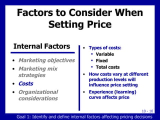 Pricing Products: Pricing Considerations and Approaches | PPT