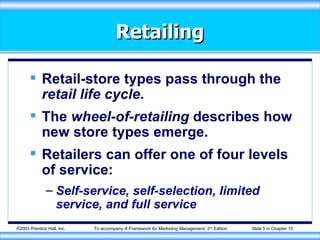 Managing Retailing, Wholesaling, and Market Logistics | PPT