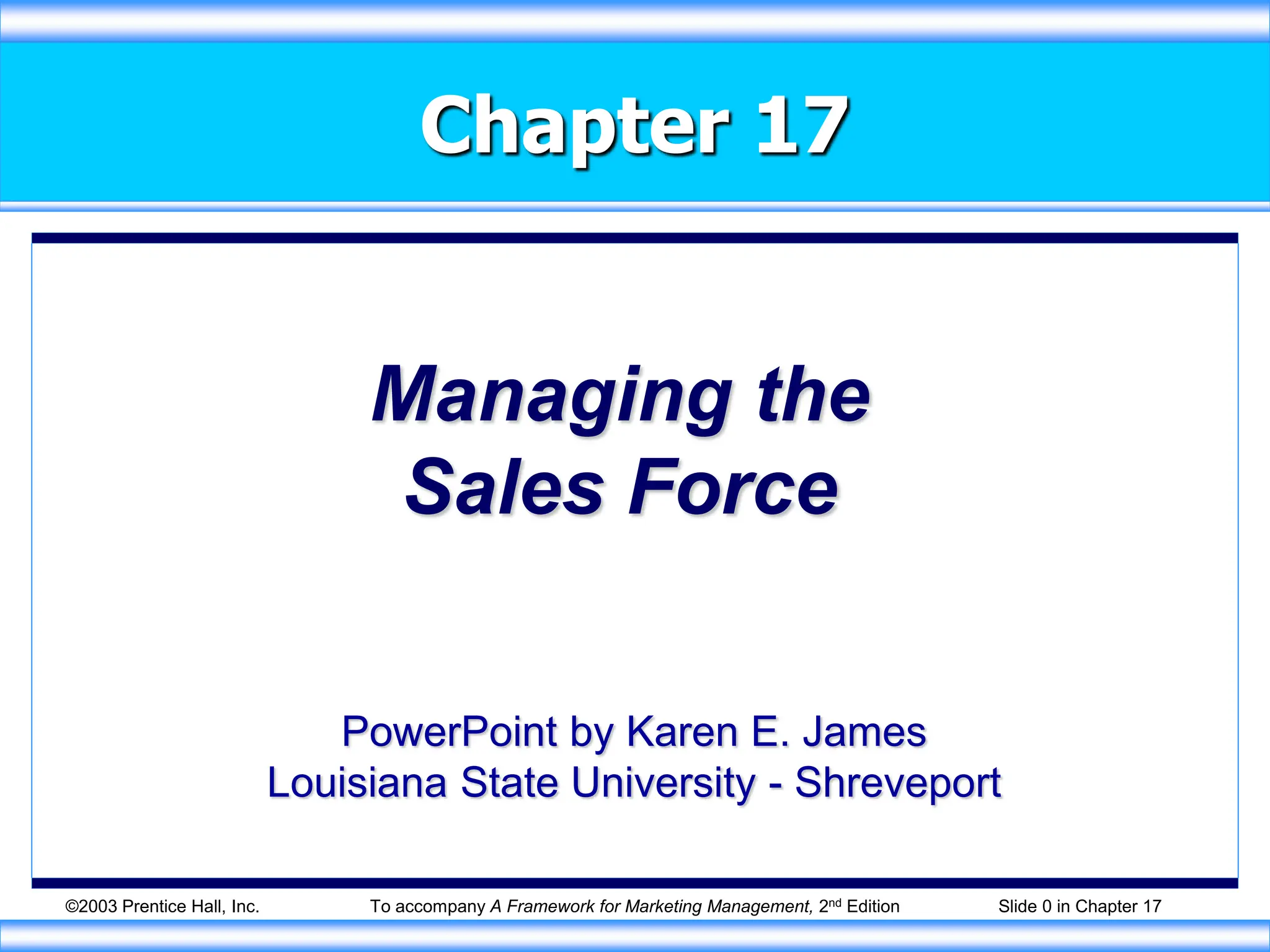 kotler17exs-Managing the Sales Force.ppt
