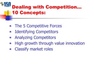 Kotler dealing with competition | PPT