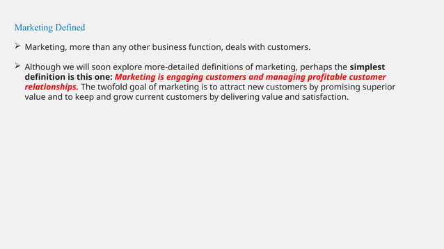 Principles of Marketing. ppt, chapter 1 | PPTX | Marketing and ...