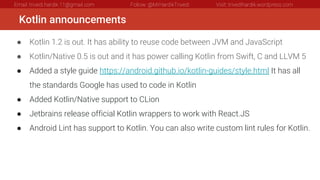 Kotlin a problem solver - gdd extended pune | PDF | Web Development | Internet