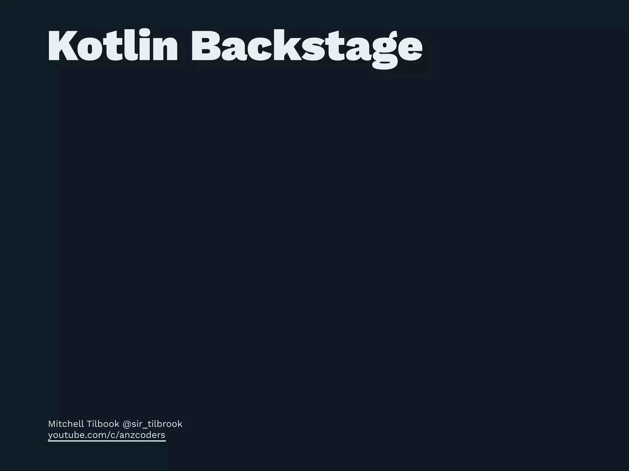 Kotlin Backstage | PDF | Programming Languages | Computing