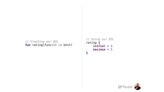 Roll your own DSL with Kotlin | PPT
