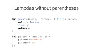Kotlin DSL beats the builder pattern | PPT