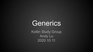 Kotlin generics | PDF | Programming Languages | Computing