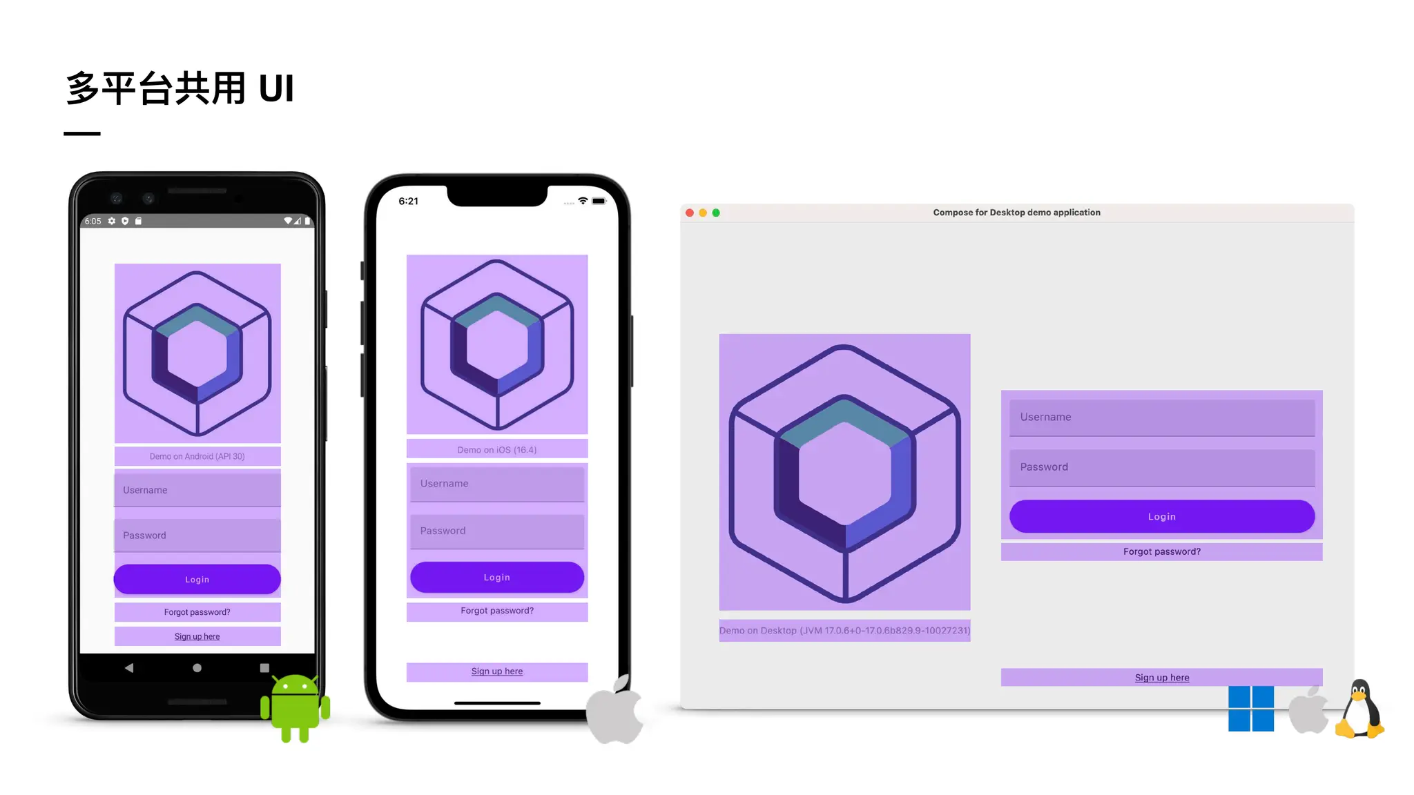 [JCConf 2023] 從 Kotlin Multiplatform 到 Compose Multiplatform：在多平台間輕鬆共用業務邏輯與 UI 介面 | PDF