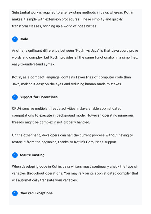Kotlin vs Java: Choosing The Right Language | PDF
