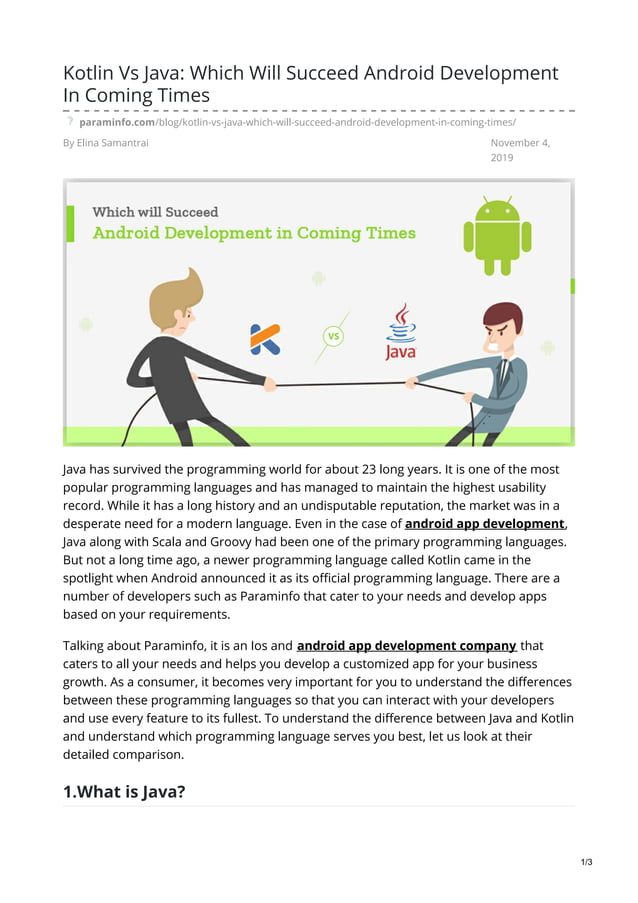 Kotlin vs-java-which-will-succeed-android-development-in-coming-times | PDF