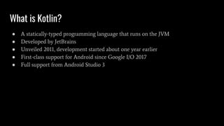 Lightning talk: Kotlin | PPT