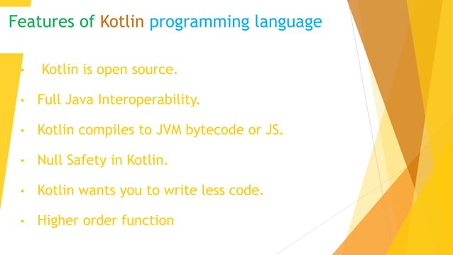 Kotlin Language powerpoint show file | PPSX