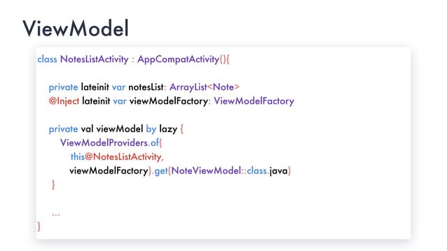 Android Architecture Components with Kotlin | PPT