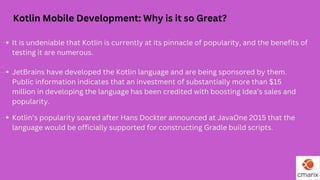 Top Kotlin App Examples | PPTX