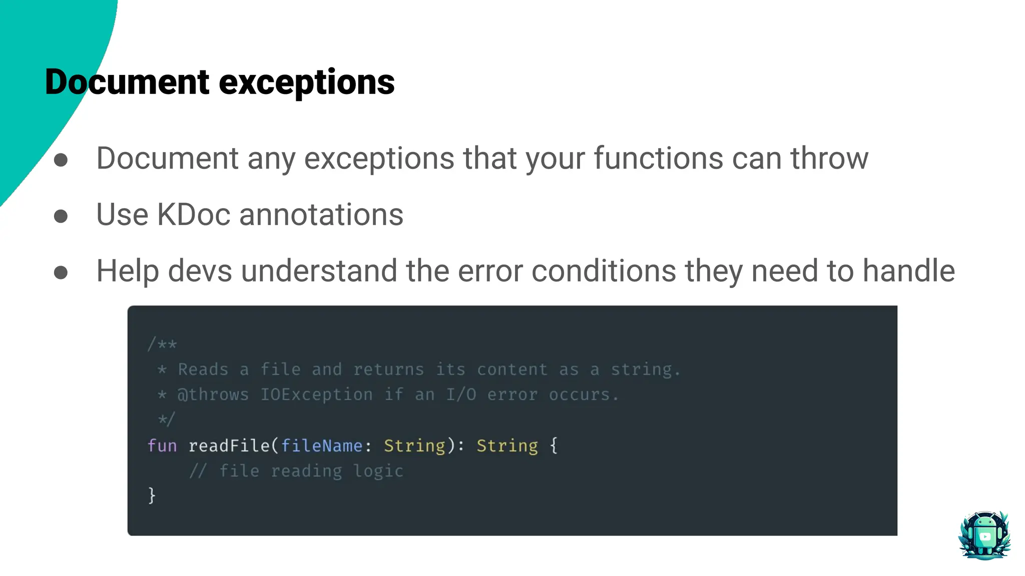 Top 10 Exception Handling best practices in Kotlin | PPT