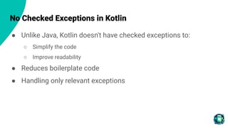Top 10 Exception Handling best practices in Kotlin | PPT