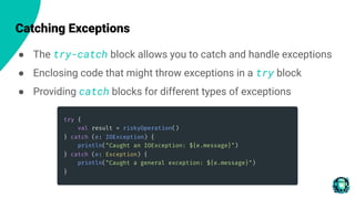 Top 10 Exception Handling best practices in Kotlin | PPT