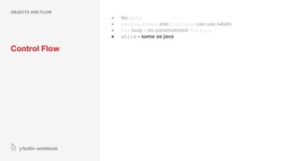 Kotlin For Android - Constructors and Control Flow (part 2 of 7) | PPT
