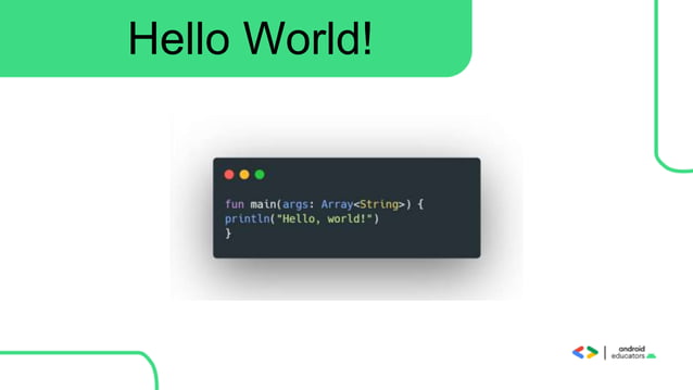 Kotlin Fundamentals.pptx | Programming Languages | Computing