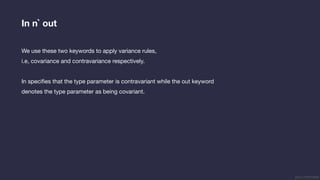 Kotlin generics | PPT