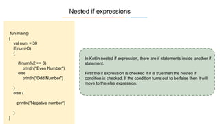 Kotlin If Else Statement Explained | PPT
