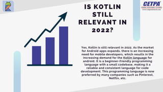 Kotlin Overview | PPT