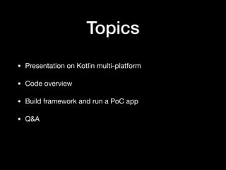 Kotlin multi platform | PPT