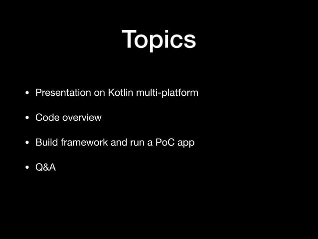 Kotlin multi platform | PPT